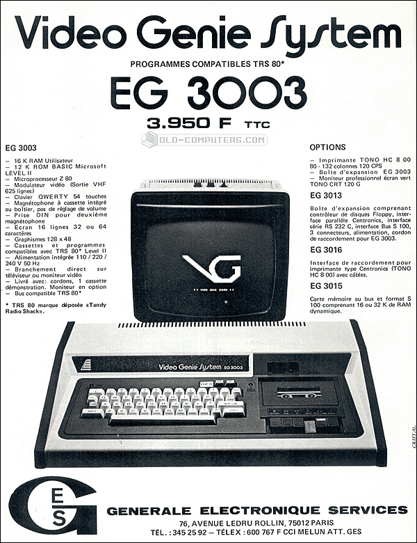 System 80 - Other Guises - Video Genie